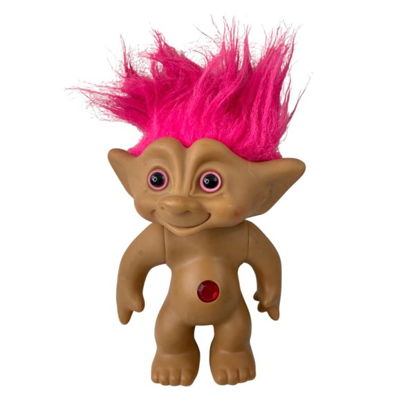 Ace Novelty | Toys | Vtg Ace Novelty 8s Treasure Troll Doll Wpink Hair ...